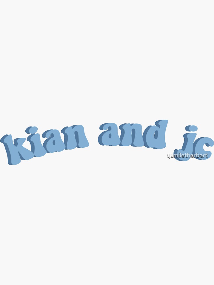 "kian and jc sticker " Sticker for Sale by yamiletherbert | Redbubble