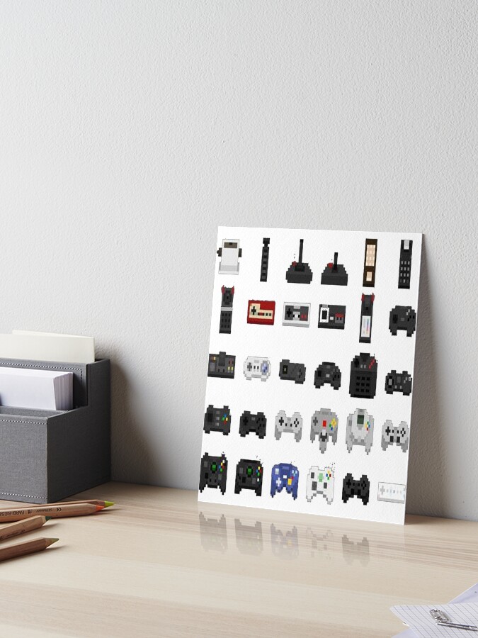 "8 Bit Controllers Collage" Art Board Print for Sale by lakelandwholes1 ...