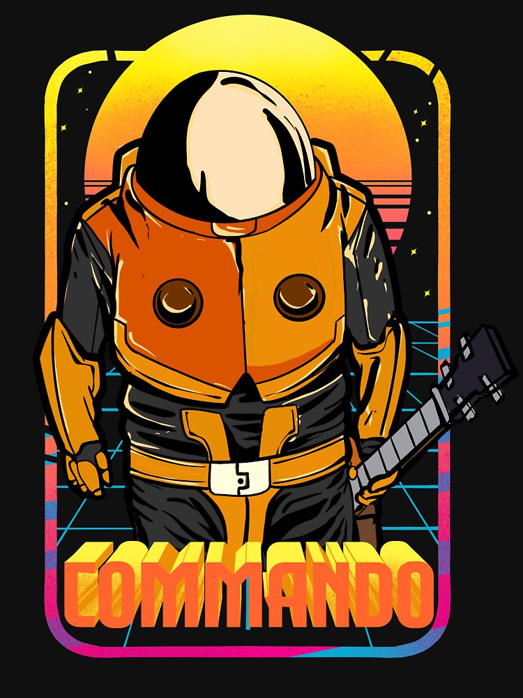 "commando" T-shirt for Sale by animetrends | Redbubble | risk of rain 2 ...