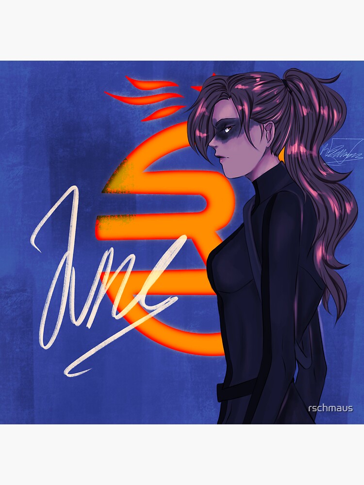 "June Iparis-- Legend" Sticker by rschmaus | Redbubble