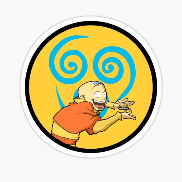 Pegatina «Truco de mármol de Aang» de Trevesz | Redbubble