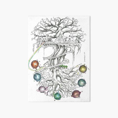 "Yggdrasil Tree" Art Board Print for Sale by Sam Deacon Art | Redbubble
