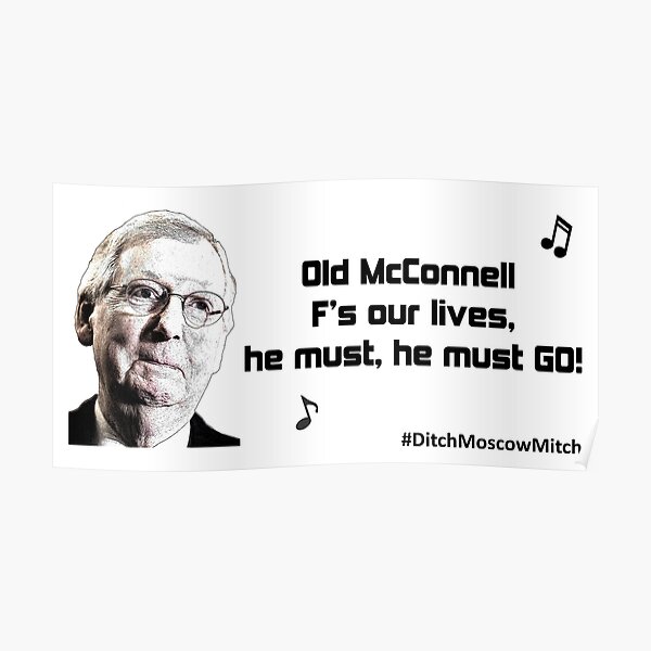 "Old McConnell" Poster by ampuloso | Redbubble