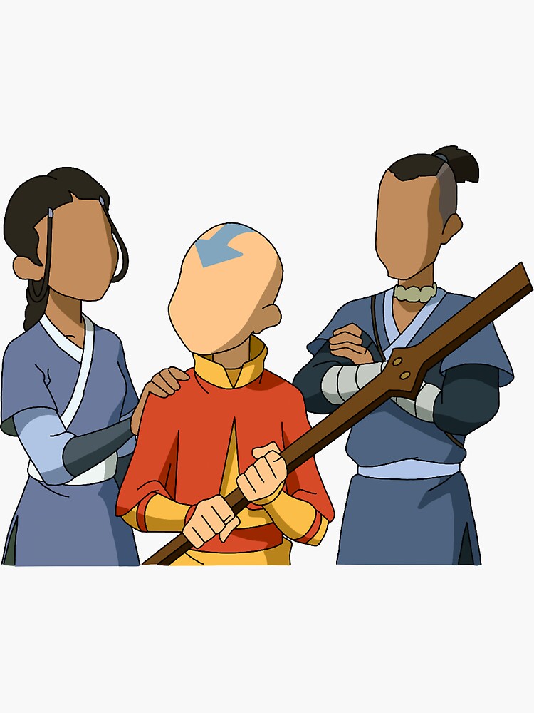 "minimalist avatar trio" Sticker for Sale by mgkilman | Redbubble