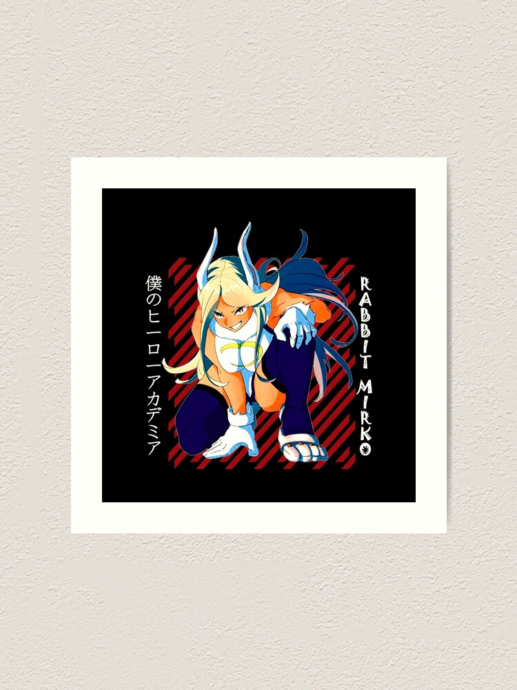 "My Hero Academia - Rabbit Hero "Mirko"" Art Print for Sale by ...