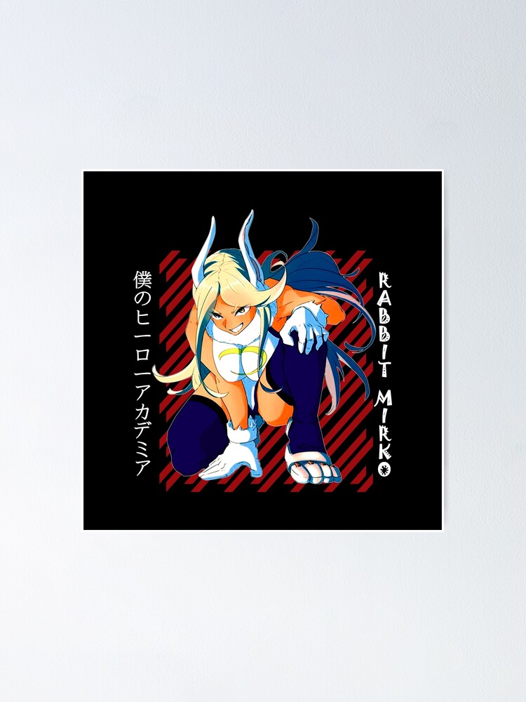 "My Hero Academia - Rabbit Hero "Mirko"" Poster for Sale by ...