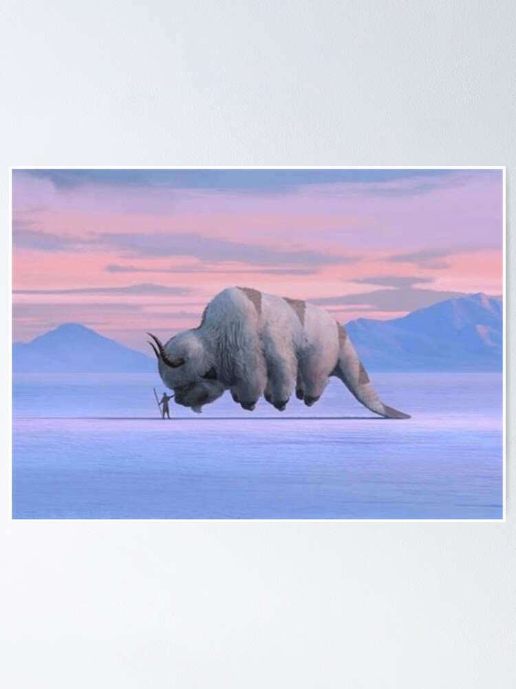 "Aang and Appa" Poster for Sale by Atomicidx | Redbubble