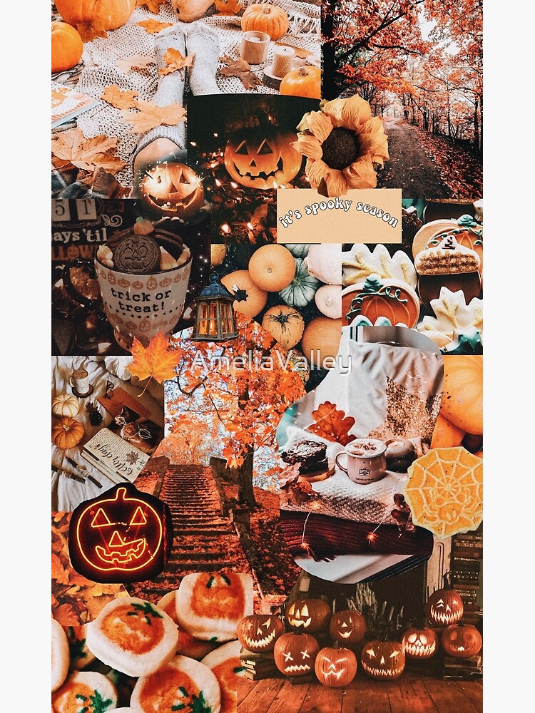 "Fall collage" Poster for Sale by AmeliaValley | Redbubble