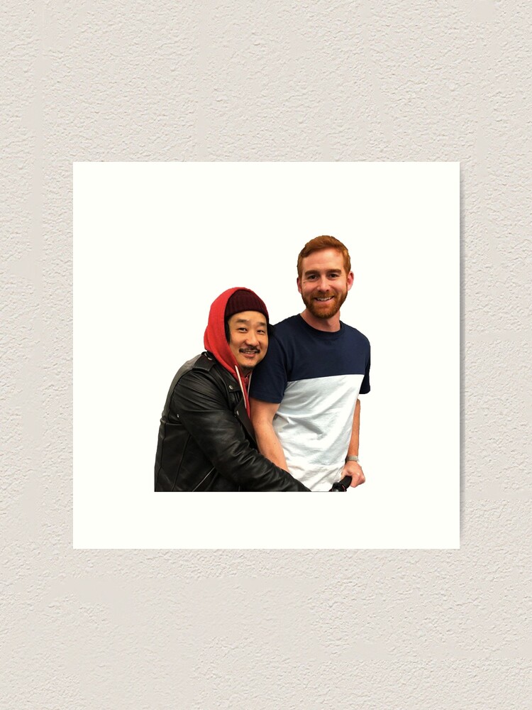 "Andrew Santino Bobby Lee Bad Friends Podcast " Art Print for Sale by ...