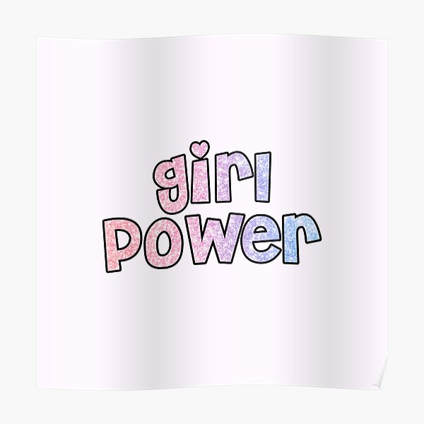 "y2k aesthetic girl power rainbow glitter" Poster for Sale by STAR10008 ...