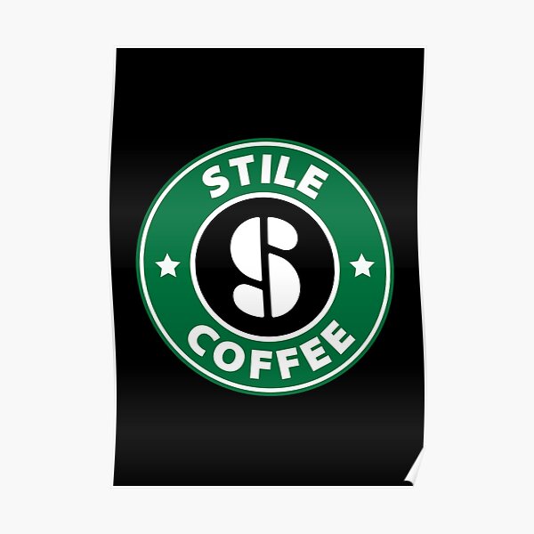 "Café Stile Blend S-Inspired Coffee Shop Design" Poster by CrystalCrush ...