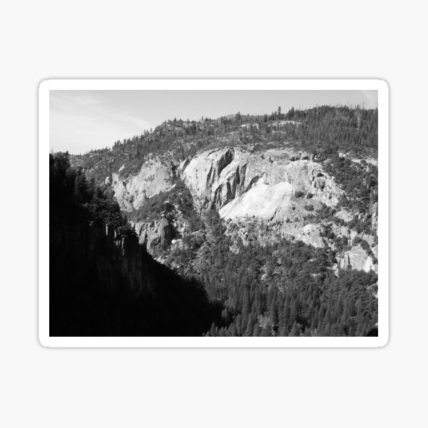 "Rock Face from Yosemite" Sticker by artistallen | Redbubble