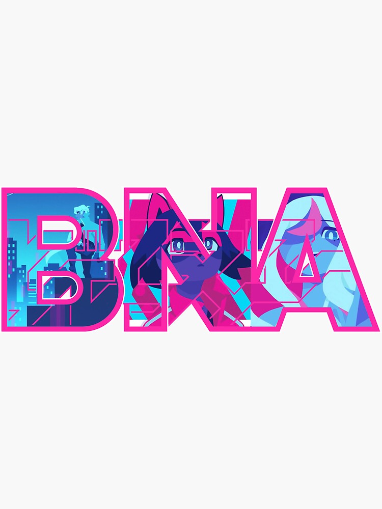 "BNA Brand New Animal Night Running LOGO" Sticker for Sale by lostfae ...