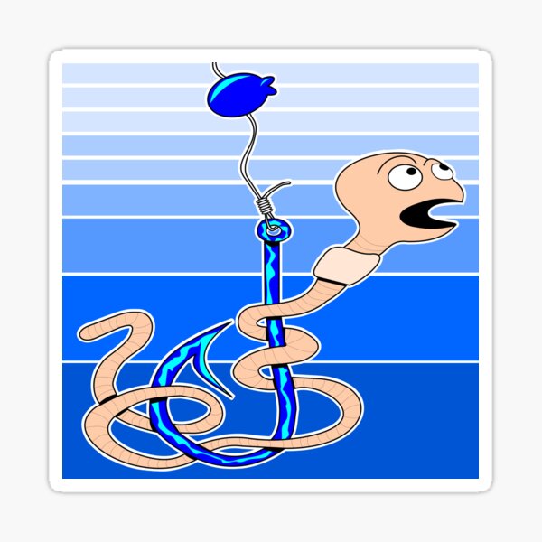 "Bait" Sticker by zigawaniduk | Redbubble