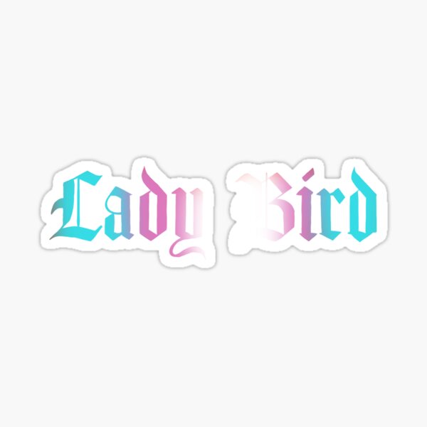 "Lady Bird Logo Transgender Pride Flag" Sticker for Sale by ...