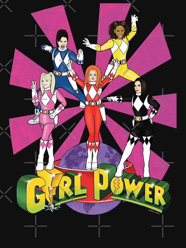 "GIRL RANGERS RAYS" Essential T-Shirt for Sale by AndrewAhernArt ...