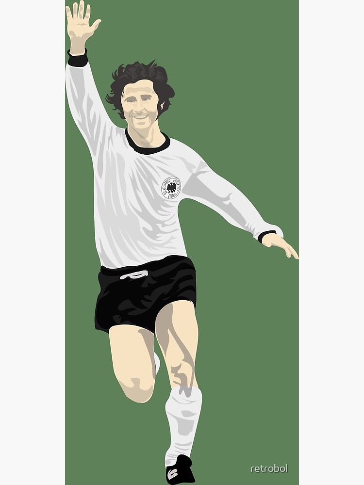 "Gerd muller" Poster for Sale by retrobol | Redbubble