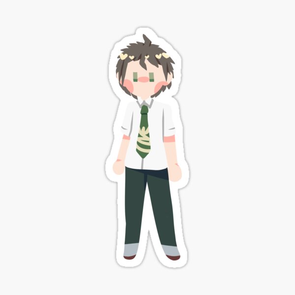 "Hajime Hinata Chibi" Sticker for Sale by anameiguess | Redbubble