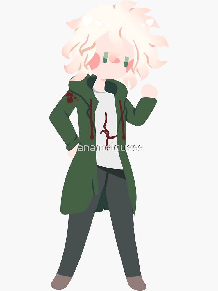 "Nagito Komaeda Chibi" Sticker for Sale by anameiguess | Redbubble