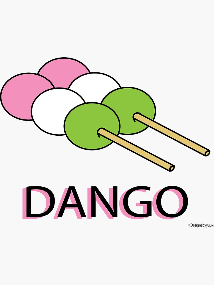 "DANGO ILLUSTRATION" Sticker by Yuukisdesign | Redbubble