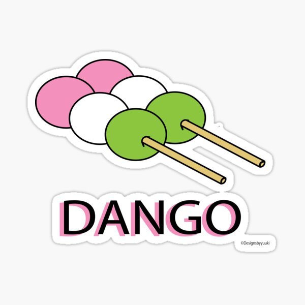 "DANGO ILLUSTRATION" Sticker by Yuukisdesign | Redbubble