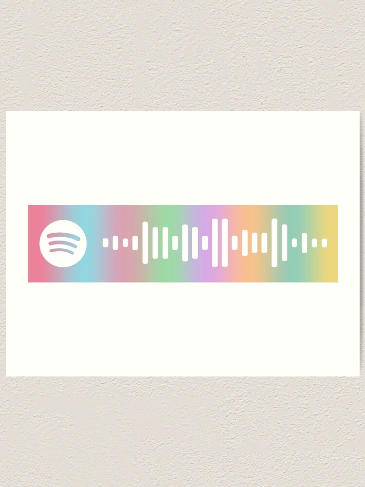 Lámina artística «Dynamite de BTS Spotify Code (versión temática)» de ...