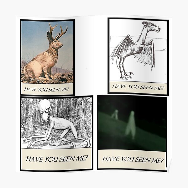 "Cryptid Gang" Poster for Sale by sunlightjay | Redbubble