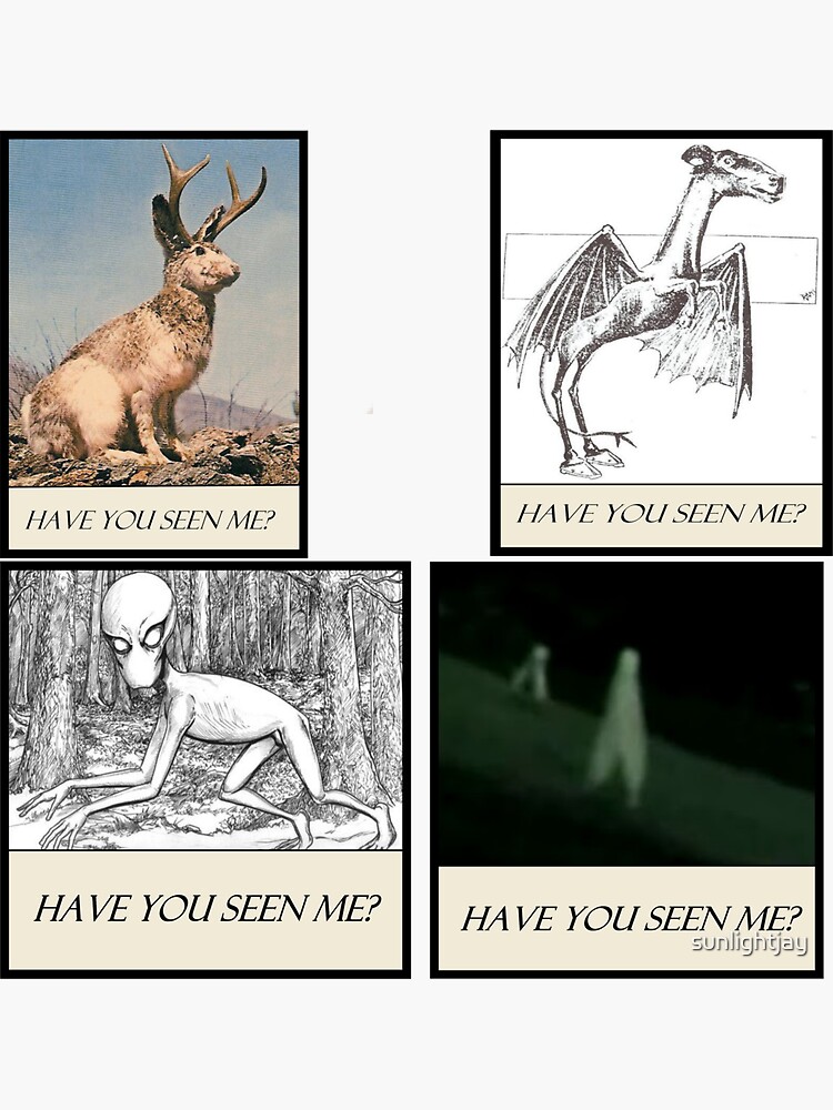 "Cryptid Gang" Sticker by sunlightjay | Redbubble