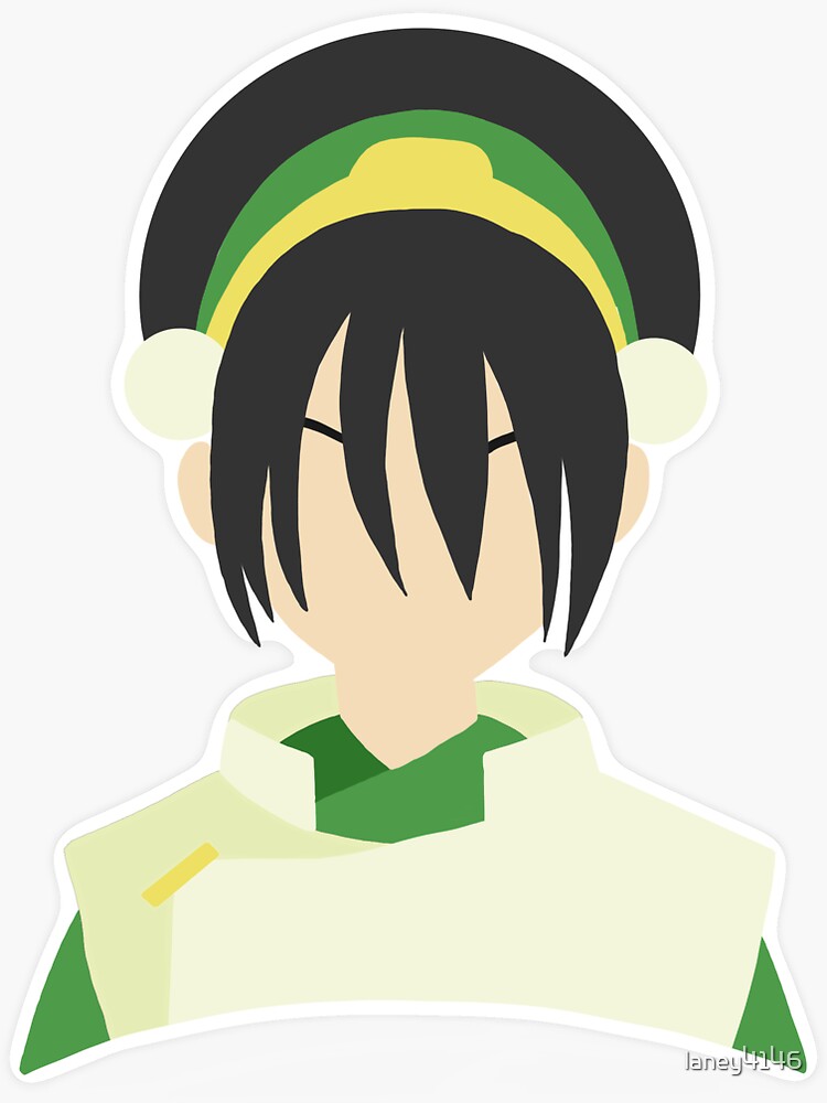 "Toph Sticker" Sticker for Sale by laney4146 | Redbubble