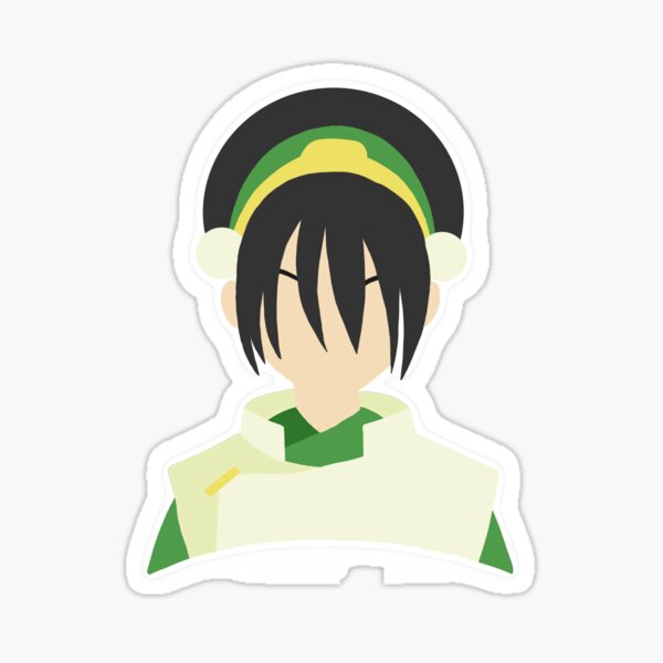 "Toph Sticker" Sticker for Sale by laney4146 | Redbubble