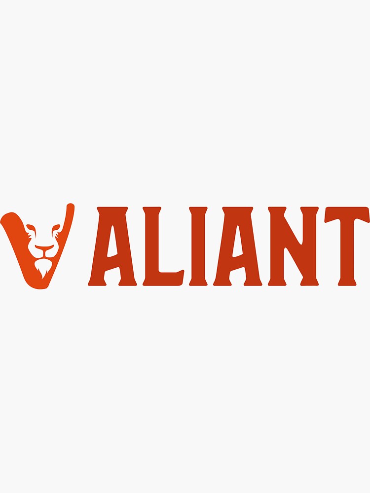 "Valiant" Sticker for Sale by Graphics-Dna | Redbubble