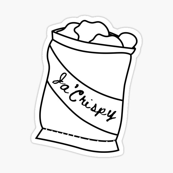 "Ja'Crispy Chips Impractical Jokers" Sticker for Sale by inspiredtiger ...