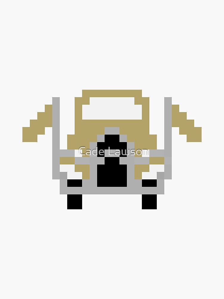 "8-Bit Ramblin' Reck" Sticker for Sale by edac46 | Redbubble