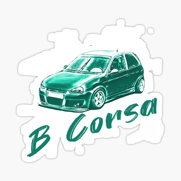 "Opel B Corsa GSI X14XE 16V 1.4 1.6 Tuning Steffan BCW" Sticker for ...