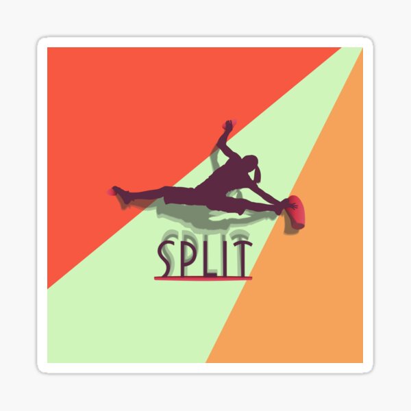 "Split" Sticker for Sale by Dariolafuente | Redbubble