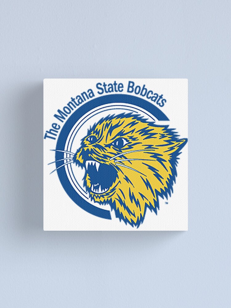 "Montana State Bobcats Throwback Logo" Canvas Print by jordansarcher ...