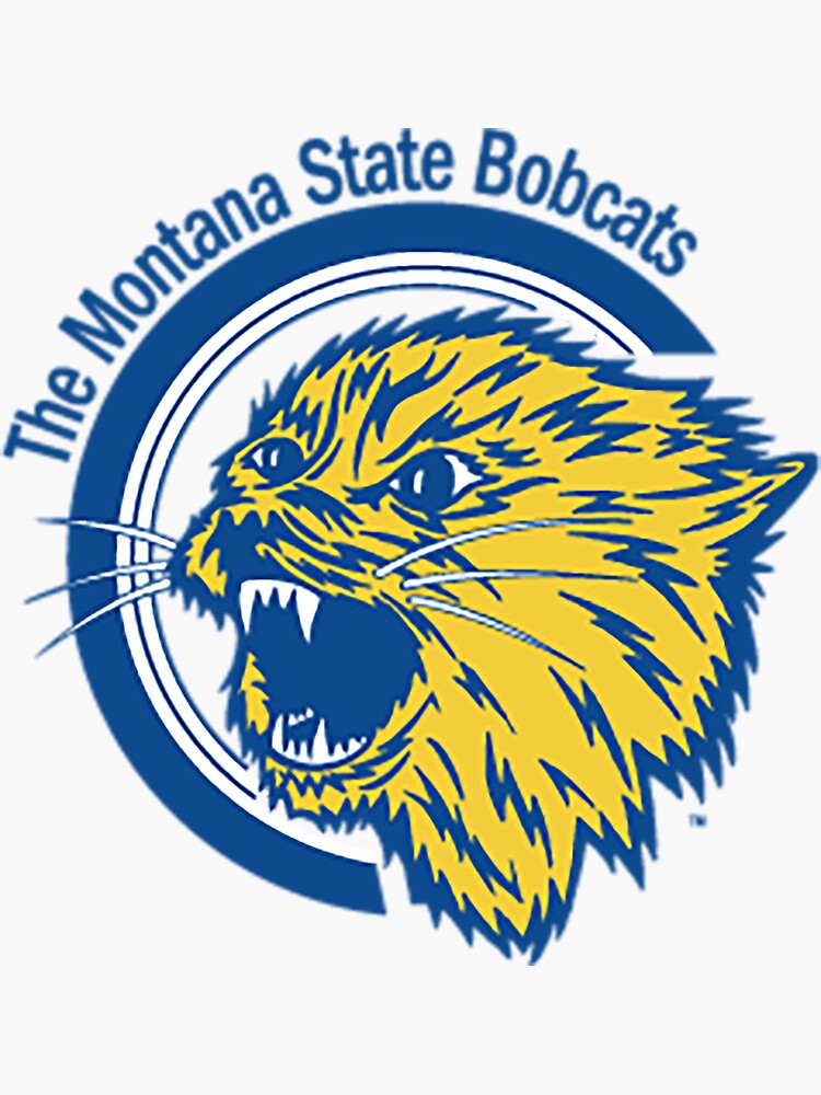 "Montana State Bobcats Throwback Logo" Sticker for Sale by ...
