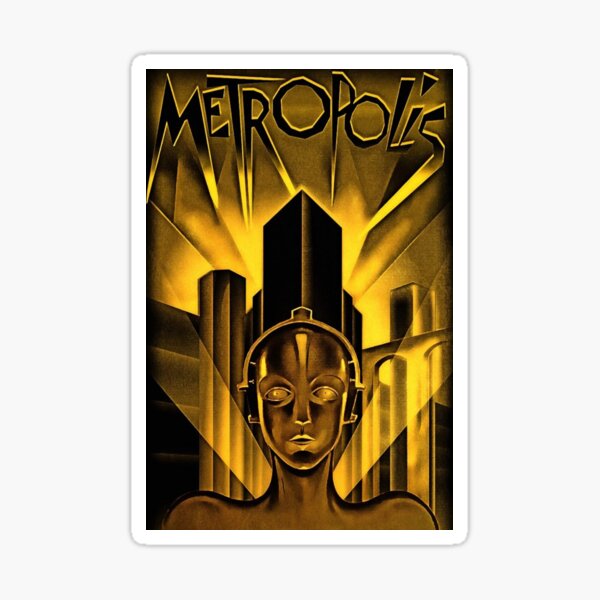 "Metropolis" Sticker for Sale by CtlAltDel | Redbubble