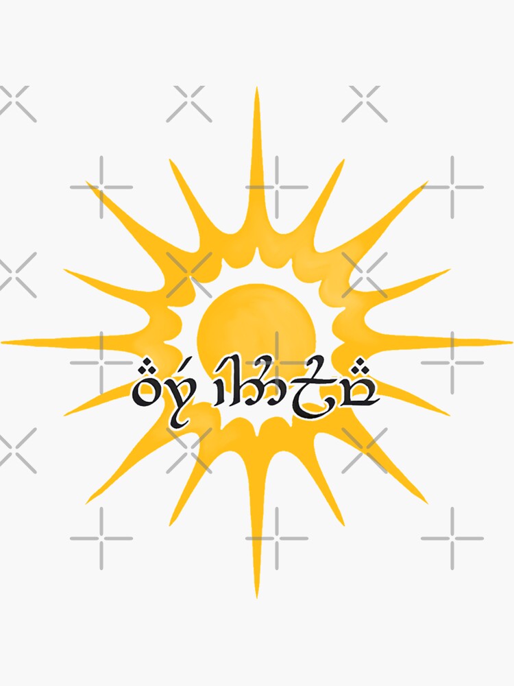 "Aurë entuluva" Sticker for Sale by CRcreations | Redbubble