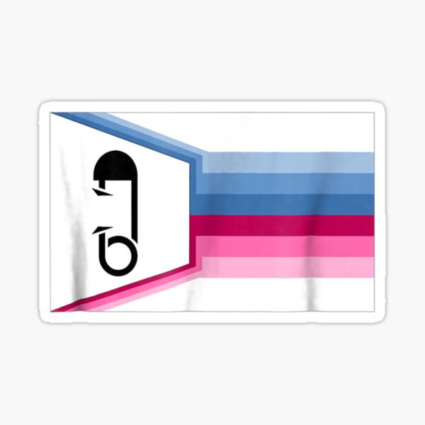 "ABDL Pride Flag - adult baby diaper lover fetish " Sticker for Sale by ...