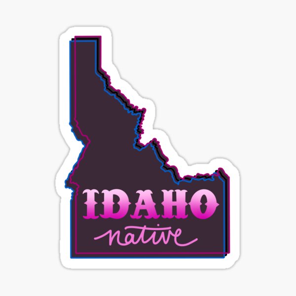 "Idaho Native" Sticker for Sale by catmmars | Redbubble