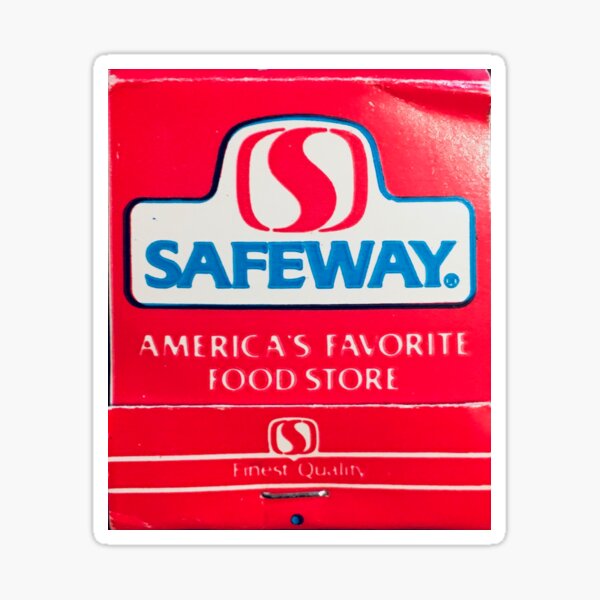 "Safeway America's Favorite Food Store Convenience Matchbook " Sticker ...
