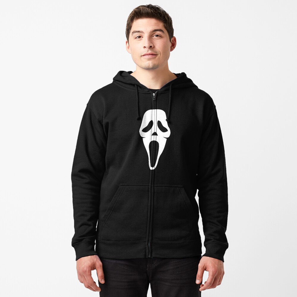 "Ghostface [SCREAM]" Zipped Hoodie by bcide | Redbubble