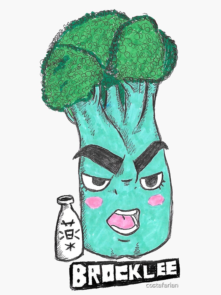 "Brocklee" Sticker for Sale by costafarian | Redbubble