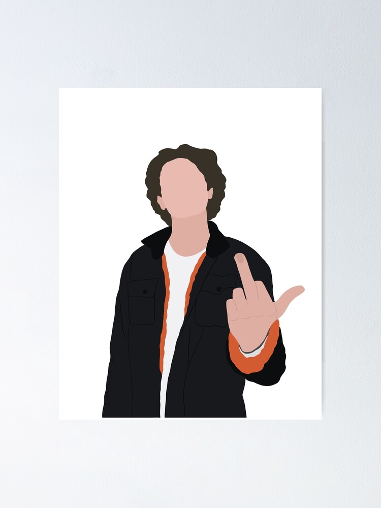 "Carl Gallagher Portrait" Poster for Sale by bestshowsticker | Redbubble