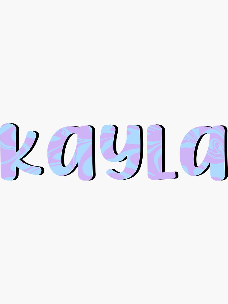 "Kayla Custom" Sticker for Sale by AmandazDesigns | Redbubble
