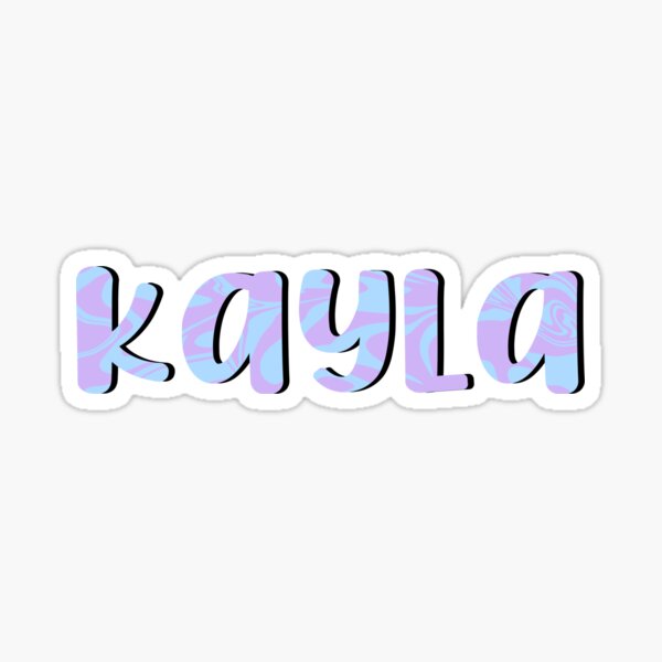 "Kayla Custom" Sticker for Sale by AmandazDesigns | Redbubble