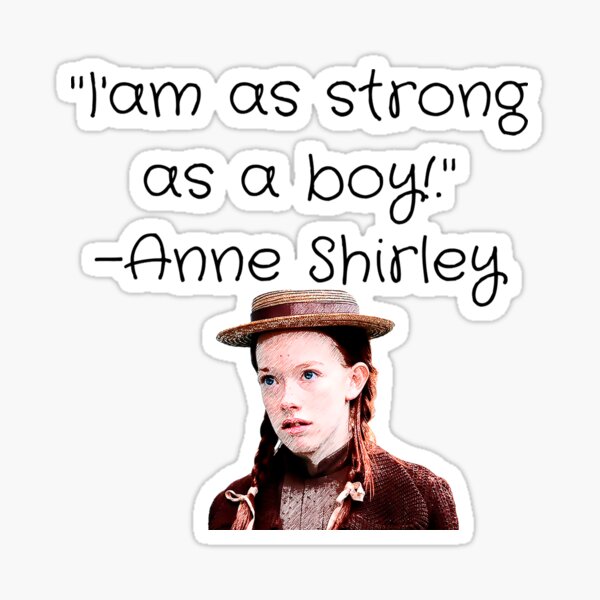 "Anne With An E Inspired" Sticker for Sale by Snellys | Redbubble