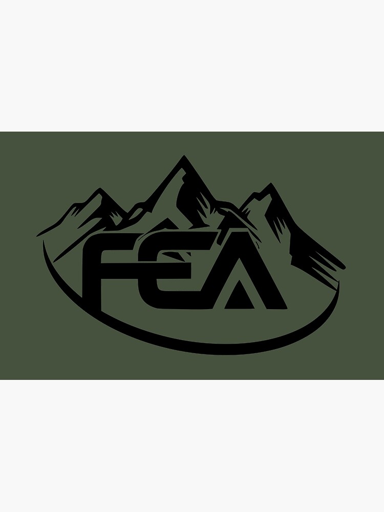 "FEA Mountain logo" Art Print by Nataliabertelli | Redbubble