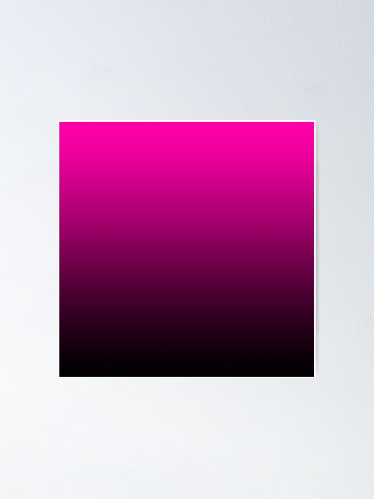 "Black to Pink Gradient " Poster by MoorePhoto | Redbubble